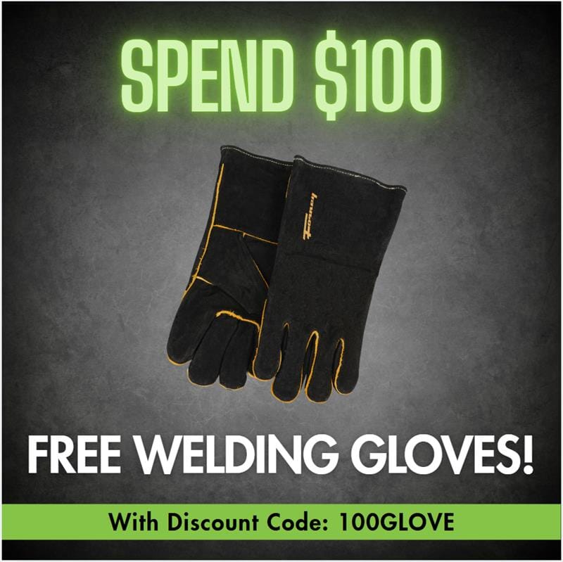BLACK LEATHER WELDING GLOVES
