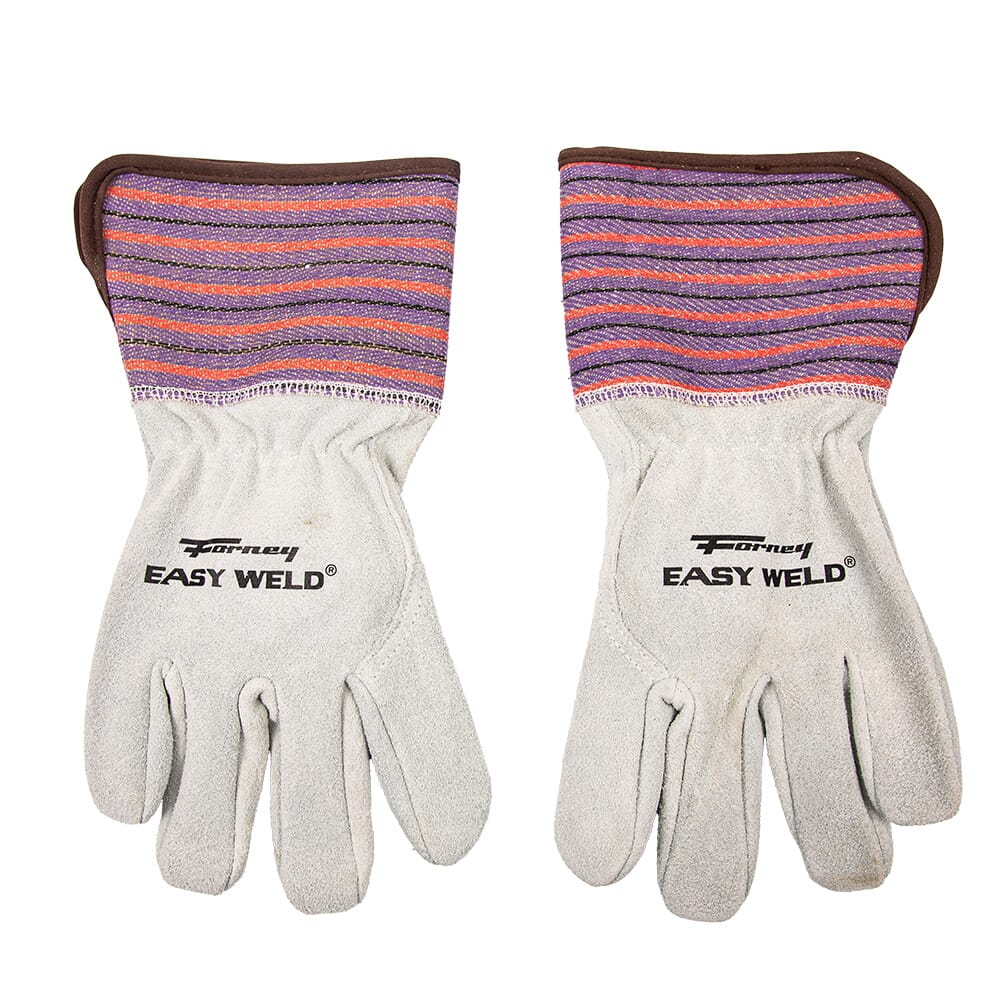 Forney Easy Weld Light Duty Welding Gloves w/ 4 In Cuff, Size XX-Large